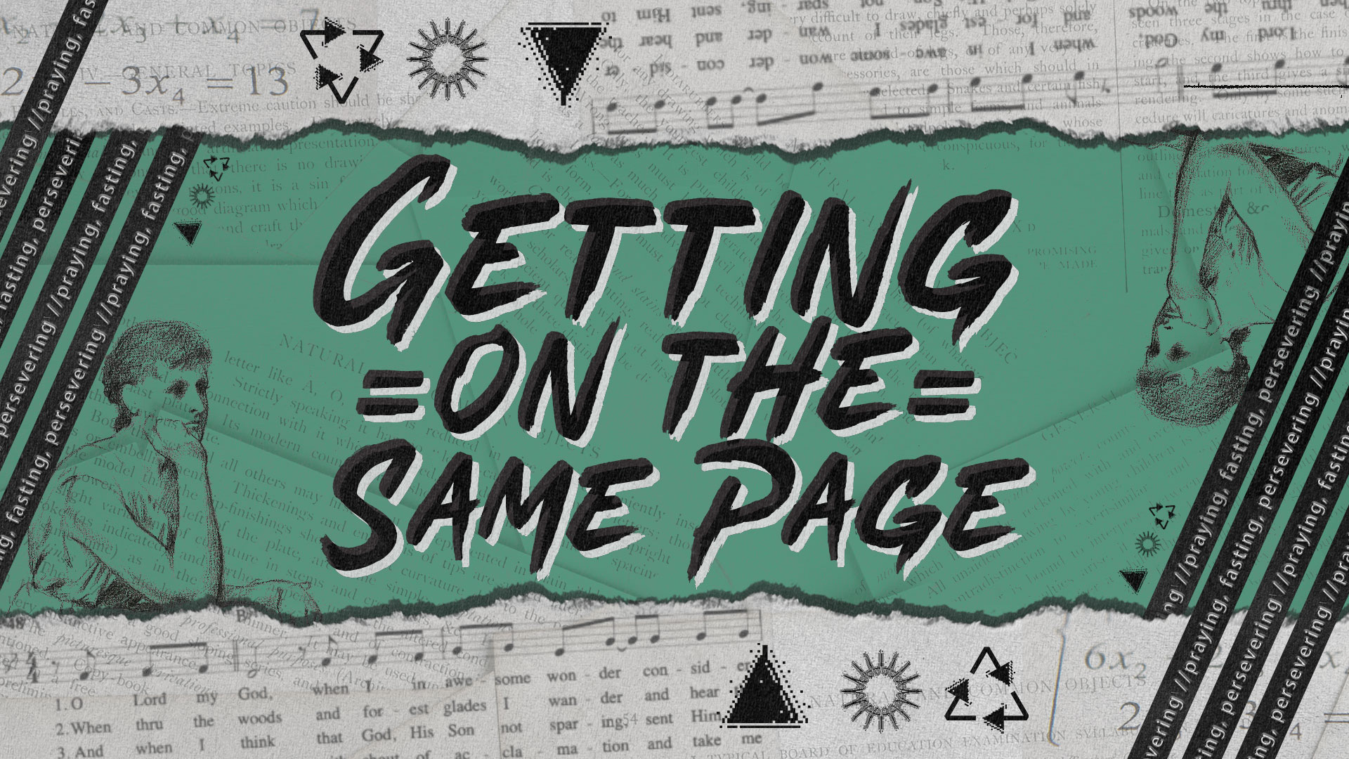 Getting on the Same Page - Belton Nazarene Church